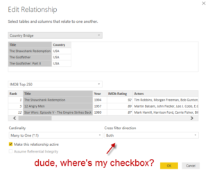 Missing Checkbox for Security Filter in Power BI Desktop | Under the ...
