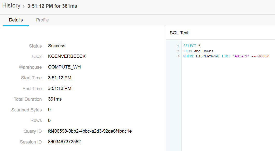 Cool Stuff in Snowflake – Part 6: Query History | Under the kover of ...