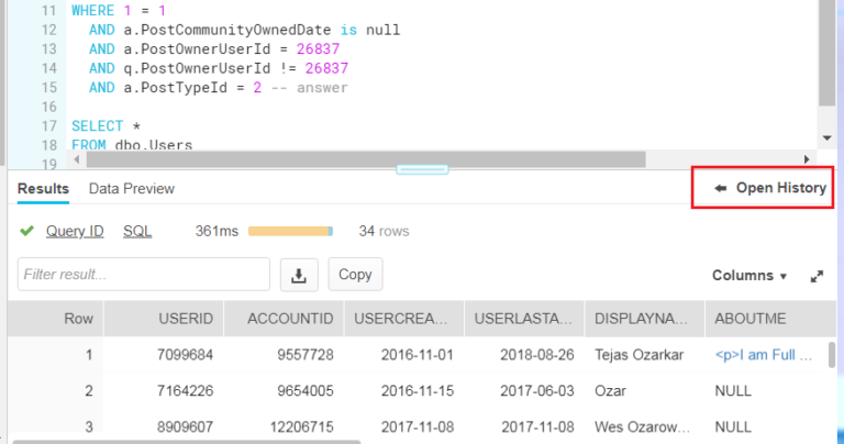 Cool Stuff in Snowflake – Part 6: Query History | Under the kover of ...