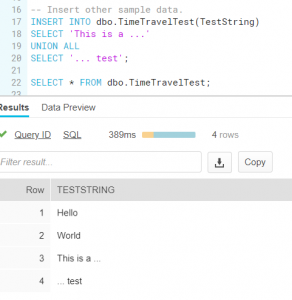 Cool Stuff in Snowflake – Part 8: Time Travel | Under the kover of ...