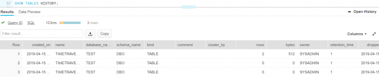 Cool Stuff in Snowflake – Part 8: Time Travel | Under the kover of ...