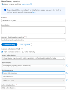 Read data from Azure Synapse Serverless SQL Pools with Azure Data Factory | Under the kover of ...