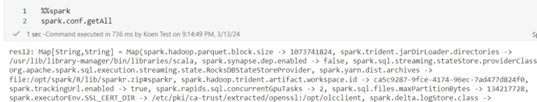 How to Retrieve all the Spark Session Configuration Variables in Microsoft Fabric | Under the ...