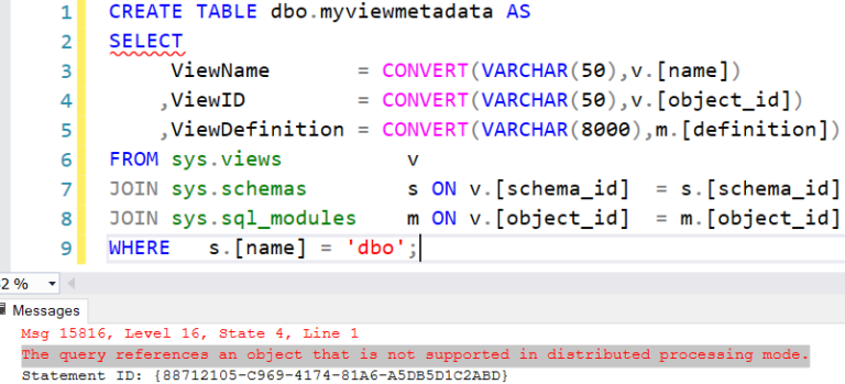 System Views in Microsoft Fabric – Query references an object that is ...