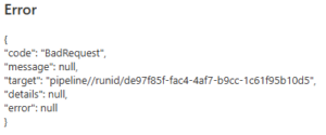 Azure Data Factory Pipeline Debugging Fails with BadRequest | Under the kover of business ...
