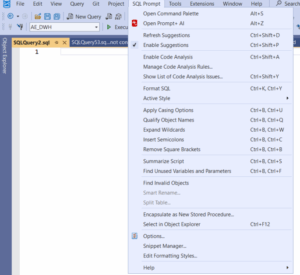 Redgate SQL Prompt in SSMS 21 | Under the kover of business intelligence